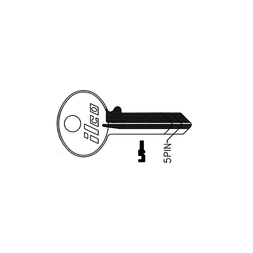 Ilco Unican Corporation 1003AB-XCP10 CCL Key Blanks 5-Pin 8618C-R12 ...