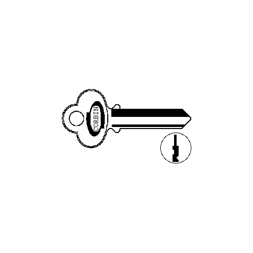 Corbin Russwin 77A1-6-10 Corbin Key Blanks 77A1 Keyway 6-Pin, Nickel ...