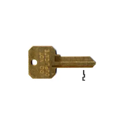Ilco Unican Corporation DND-WK2 Weslock Key Do not Duplicate Neuter Bow ...