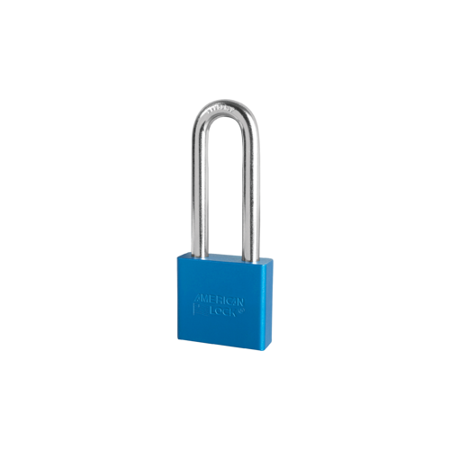 American Lock A1307KD BLU Padlock 3" Shackle Aluminum Body Blue
