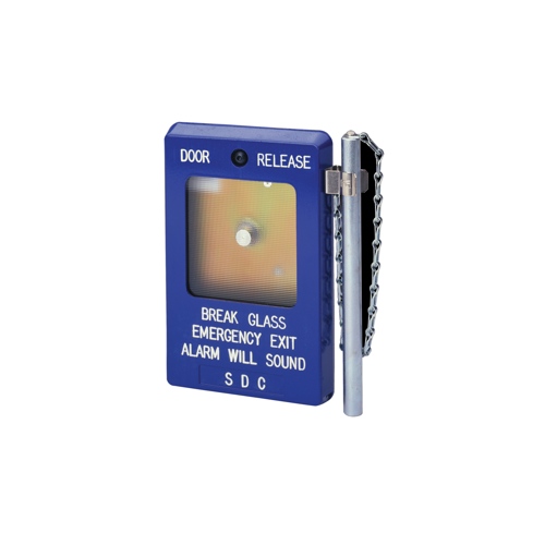 Security Door Controls 491 Emergency Door Release Blue Break Glass ...