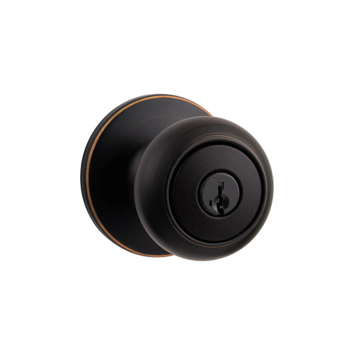 Kwikset 400CV11P-6ALRCS SMT Cove Entry Knob, KW1 SmartKey, Keyed Alike ...