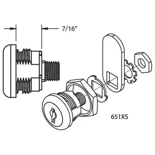CCL Security Products 65108 Cam Lock Buy Now