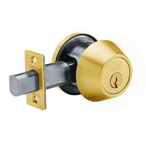 DORMA D860D-606-KD D860 Series Grade 1 Dead Bolt, Satin Brass Buy Now