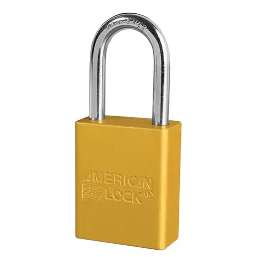 American Lock A1106-YLW-KA25634 Safety Padlock Yellow Buy Now