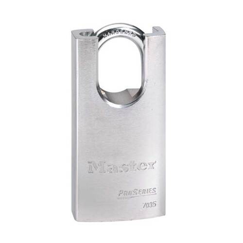 Master Lock Company 7035WO Pro Series Shrouded Shackle Padlock