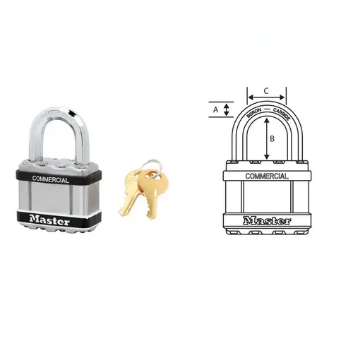Master Lock M5KASTS-A383 Magnum Laminated Steel Padlock Buy Now