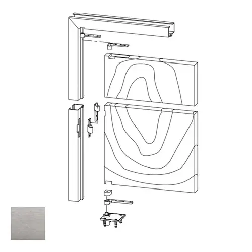DORMA OPH750F-RH-20-626 3/4" Offset Heavy-Duty Pivot Set, Up to 20 ...