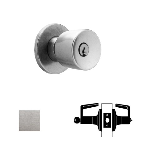 Falcon W511CP6D-ELI-626-30-203 W Series Entry/Office Lock, Satin Chrome