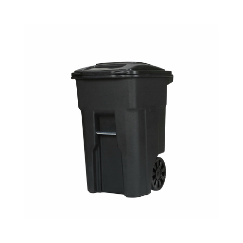 TOTER,LLC 79248-R2200 Garbage Can 48 gal Black Polyethylene Wheeled Lid ...