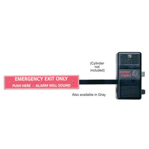 DETEX ECL600 Fire Rated Exit Alarm Long Push Paddle Type, Deadbolt ...