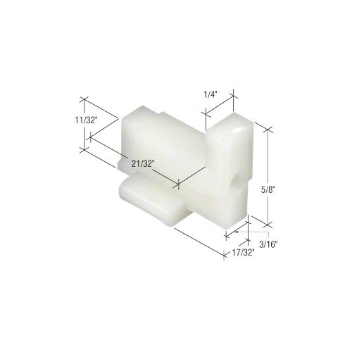 CRL G3104 17/32" Wide Sliding Window Bottom Glide for Mayfair Windows