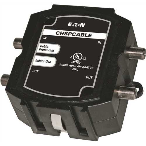 Eaton CHSPCABLE Surge Protection Protects 2 Quad Shield Cables Buy Now