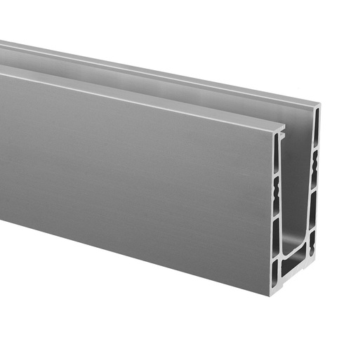 Q-railing 166610-050-00-00 Easy Glass Up, base shoe, top mount,; Mill ...