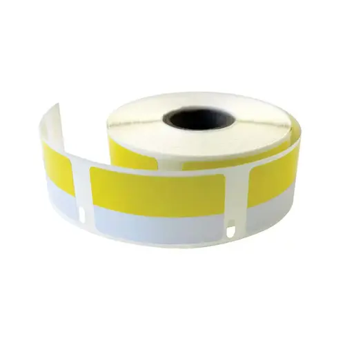 CENTURION CS GEN-3R Bin Tag Labels 1-1/8" H X 2" W Rectangle Yellow ...