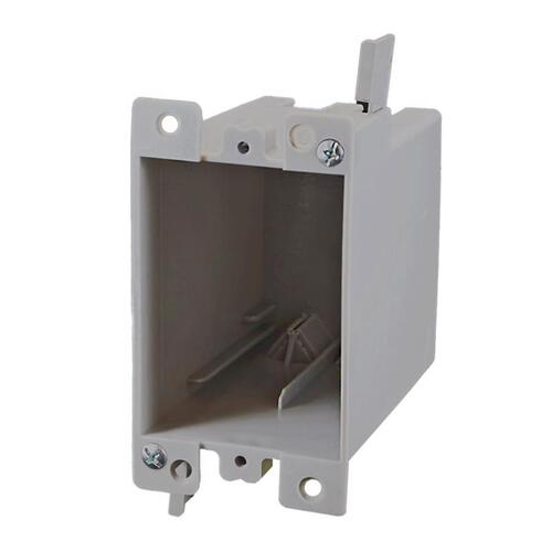 Cantex EZ21SO Outlet Box EZ Box PVC Electrical Box 21.0 Cu In 1 Gang Gray
