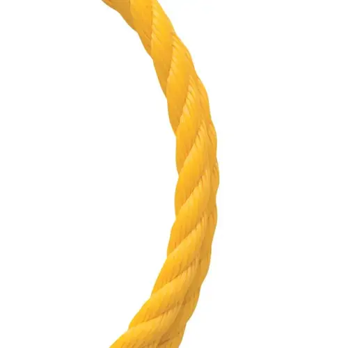 Koch 5000835 Rope 1/4" D X 50 ft. L Yellow Twisted Polypropylene Yellow ...