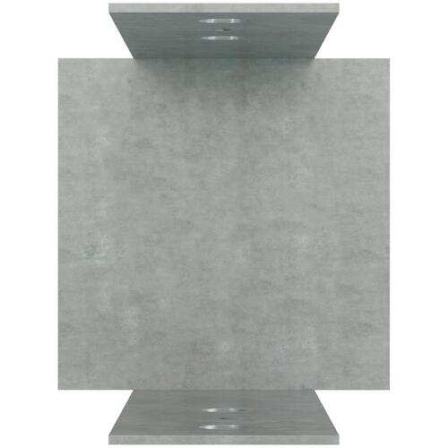 Simpson Strong-Tie CB66 Column Base 6" H X 5.5" W 7 Ga. Galvanized Steel