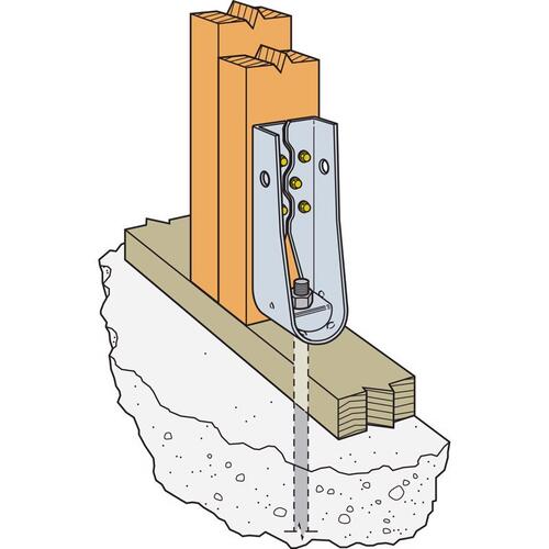 Simpson Strong-Tie HDU2-SDS2.5 Holdown 8.69" H X 3" W 14 Ga. Galvanized ...