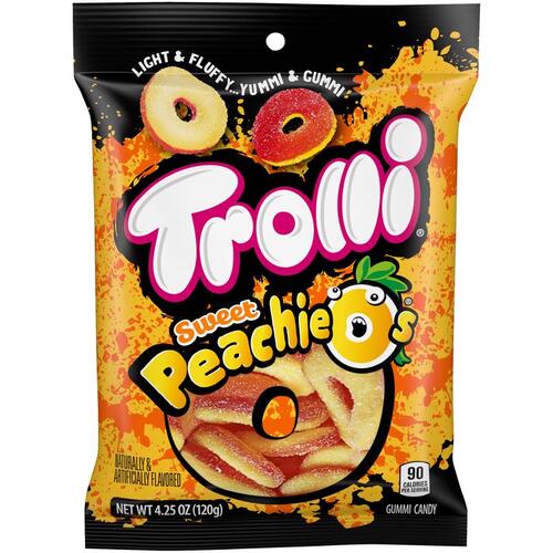 Ferrara Candy Co. 02539 Gummy Candy Peachie O's 4.25 oz