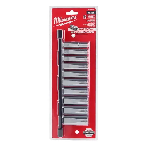 Milwaukee 48-22-9505 Deep Well Socket Set 3/8" drive Metric 6 Point ...