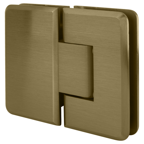CRL C0L180BBRZ Brushed Bronze Cologne 180 Series 180 degree Glass-to ...