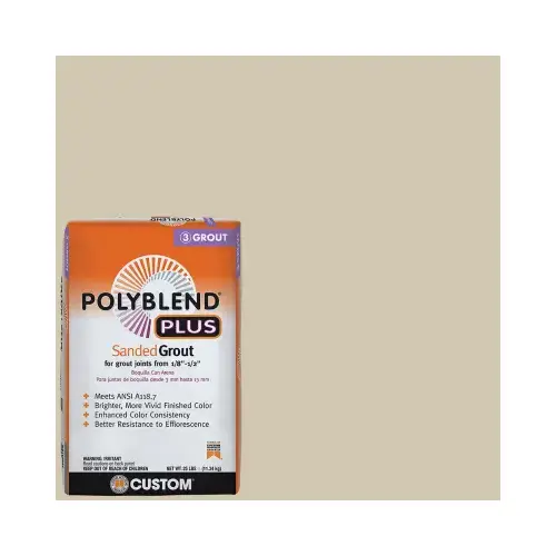CUSTOM BUILDING PRODUCTS, INC. PBPG38225 Polyblend Plus Sanded Grout ...