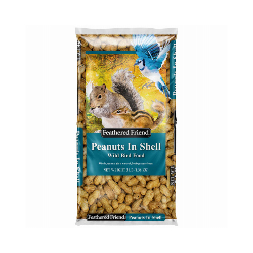 Feathered Friend 14369 FOOD BIRD PEANUT IN SHELL 3LB