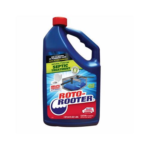 Roto-Rooter 351272-XCP4 Septic Treatment, Liquid, Characteristic, 64 oz ...