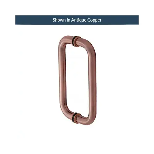 Brixwell H8BTBSW0B Oil Rubbed Bronze 8" Standard Tubular Back to Back ...