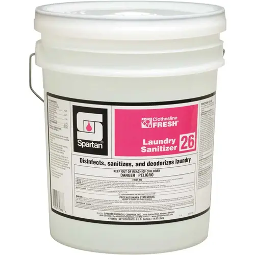 Spartan 702605 Clothesline Fresh 5 Gallon Laundry Sanitizer 26 Buy Now