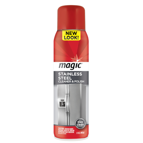 Magic 3062 Magic Stainless Steel Cleaner & Polish Aerosol, 17 Ounces, 6 ...