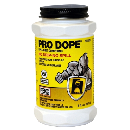 Oatey 15420 PRO DOPE Thread Sealant, 8 oz Can, Liquid, Paste, Gray