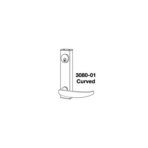 Adams Rite 3080-01-0-3U-00-32D 3080 Series Entry Exit Device Trim