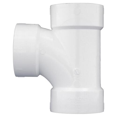 Charlotte Pipe PVC004160800 Sanitary Tee with Left Side Inlet Schedule ...