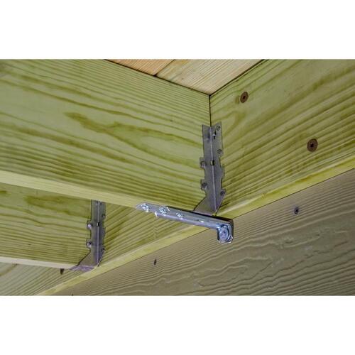 Simpson Strong-Tie DTT1Z-KT-XCP4 Deck Tension Tie Kit ZMax Silver Steel ...