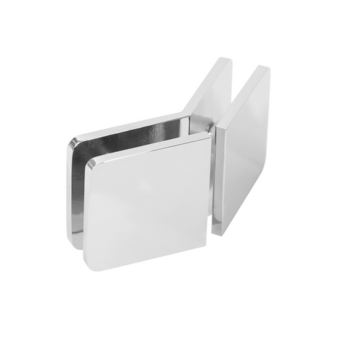 SGS GCR-135-CH 1 3/4" x 1 3/4" 135 Glass to Glass Radius Corner Glass ...