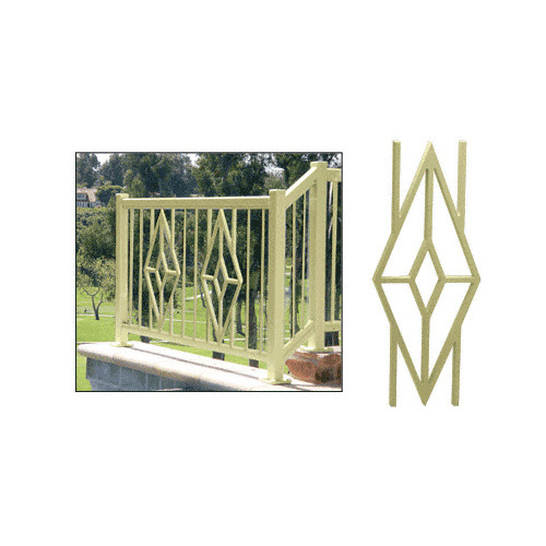 CRL C1DP42CRM Mill Aluminum 42" Diamond Cast Infill Buy Now