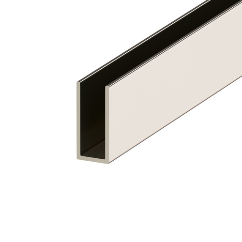 Glass Warehouse CET-54UC38-PN Cetus 1-1/4" Deep U-Channel for 3/8 ...