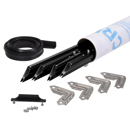 CRL KDKTSS4981BL NRD K.D. Kit Stainless Steel Mill 49" X 81" Sliding ...