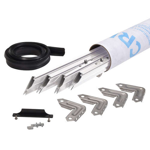CRL KDKTSS4981W NRD K.D. Kit Stainless Steel Mill 49" X 81" Sliding ...