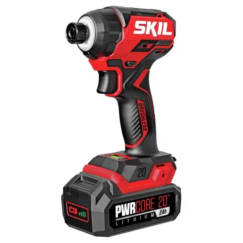 SKIL ID6739B-10 Compact Impact Driver 20V PWR CORE 1/4" Cordless ...