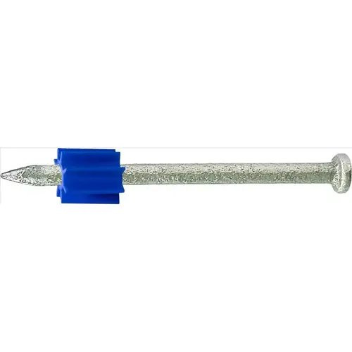 BLUE POINT FASTENING PD63FMG Drive Pin .300" D X 2-1/2" L Steel Flat ...