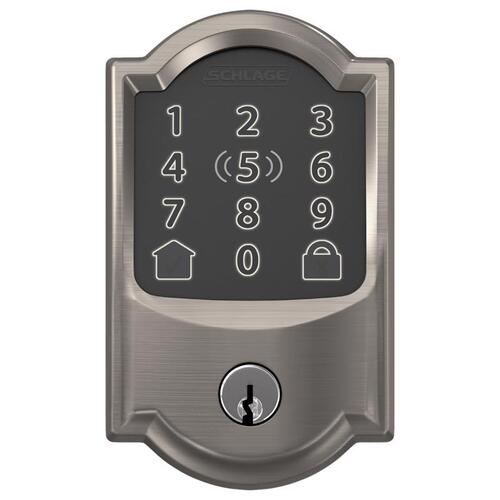 Schlage Lock Company BE499CAM619 Encode Plus Smart WiFi Deadbolt Lock ...