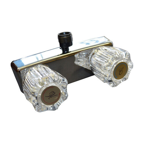 US Hardware RV012B Exposed Shower Valve, Plastic, Knob Handle