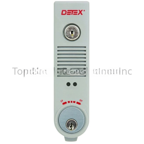 DETEX EAX300GRY Surface Mount Battery Powered 100DB Door Prop Alarm ...