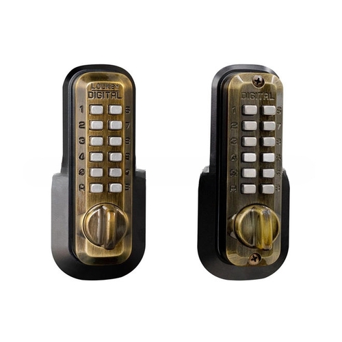 Lockey M210ABDC Mechanical Keyless Deadbolt with Double Combination ...