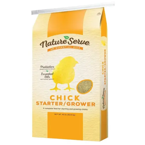 NatureServe 290005 Chick Starter Grower Feed with Essential Oils, 40 ...