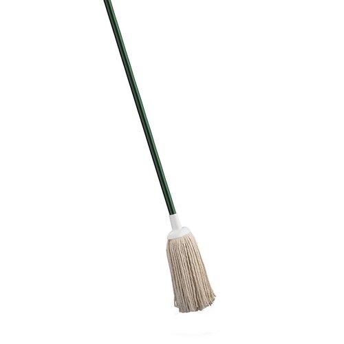 Libman 88 00 Deck Mop, 47.63 in L, Cotton Mop Head, Steel Handle