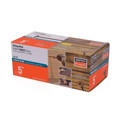 Simpson Strong-Tie SDWS22500DB-R50 Structural Screws Strong-Drive No. 5 ...